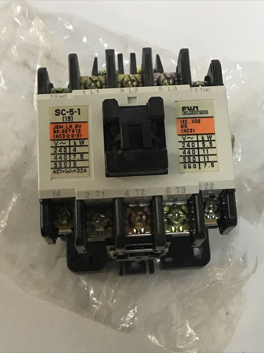 Fuji Electric Contactor SC-5-1 Magnetic Contactor 3 Phase – Raintree ...